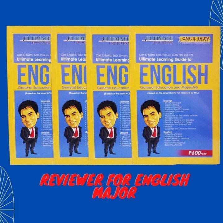CBRC LET REVIEWER FOR ENGLISH MAJORS | Lazada PH