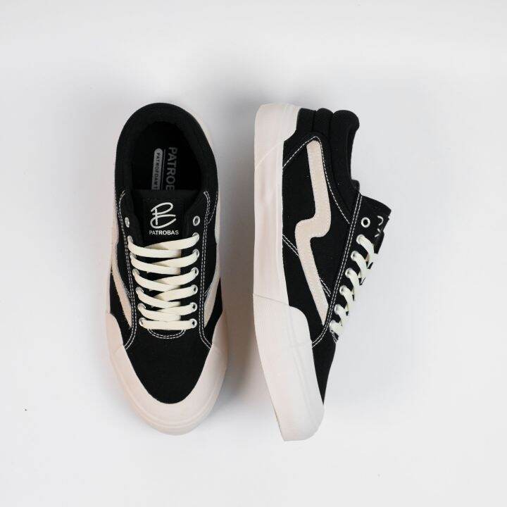SEPATU PATROBAS CLOUD LOW BLACK WHITE | Lazada Indonesia