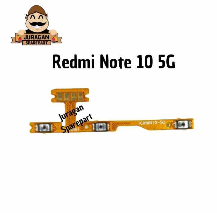 FLEXIBLE ON OFF VOLUME REDMI NOTE 10 5G FLEXIBEL FLEX SWITCH TOMBOL POWER XIAOMI | Lazada Indonesia