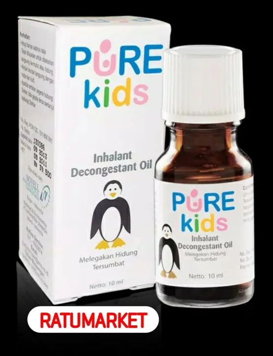 Pure kids inhalant decongestant oil 10ml | Lazada Indonesia
