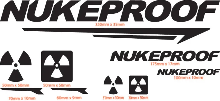 Nukeproof Bike Frame Decals | Lazada PH