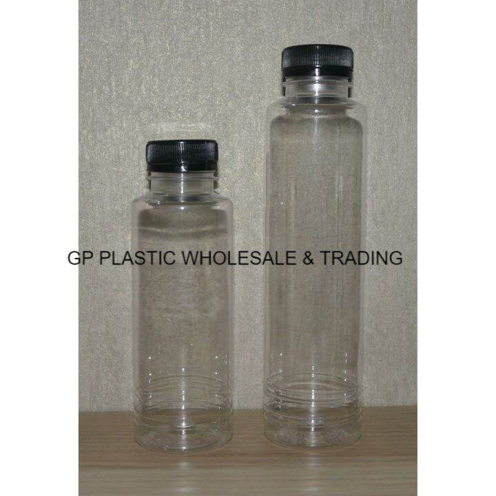 Ready stock! juice bottle 300ml/400ml disposable plastic bottle milk ...