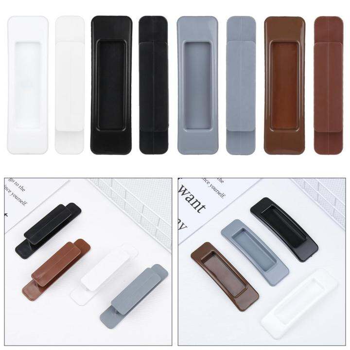 5210A 2Pcs กาวในตัว ตู้ เจาะฟรี ที่จัดระเบียบลิ้นชัก มือจับประตู ที่จับหน้าต่างกระจก ติดลูกบิด ...