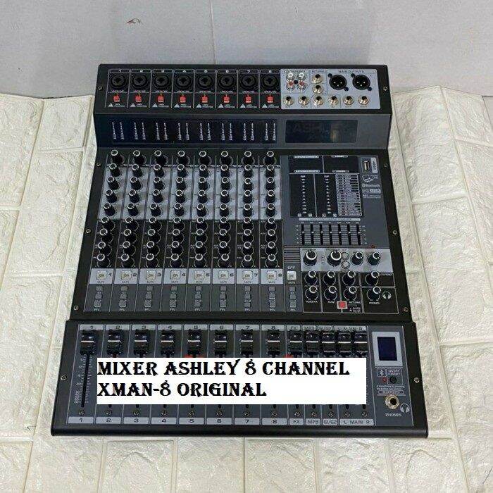 MIXER ASHLEY 8 CHANNEL XMAN-8 ORIGINAL | Lazada Indonesia