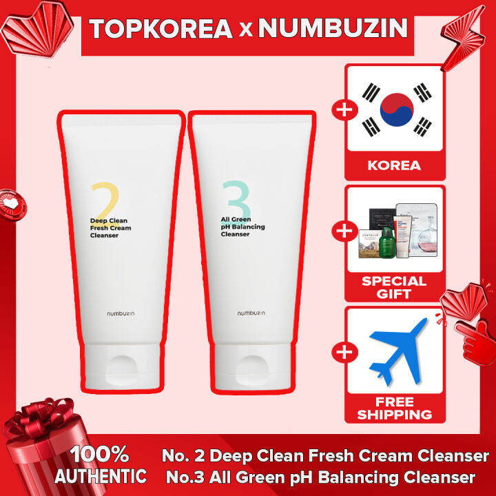 ★Numbuzin★ No. 2 Deep Clean Fresh Cream Cleanser 120ml / No.3All Green ...