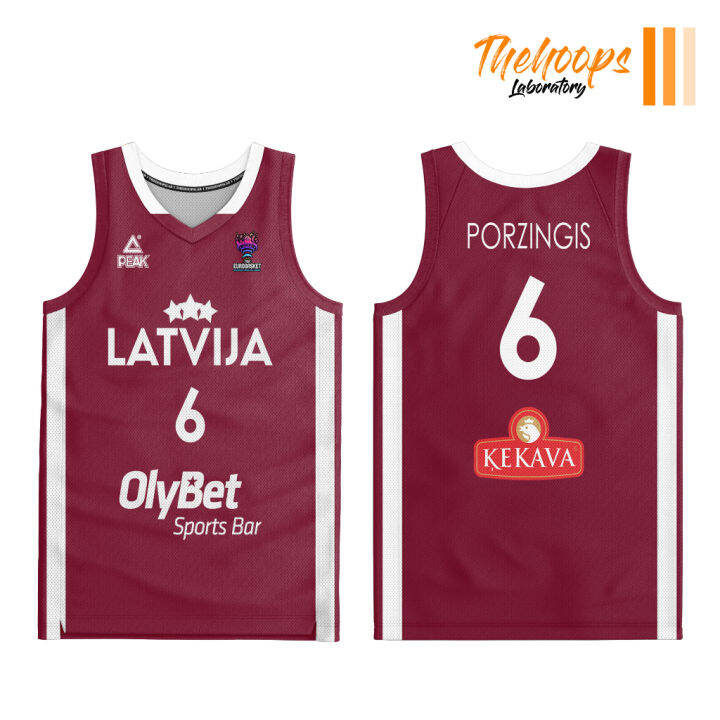 THL X EuroBasket Latvia Fiba Basketball 2022 Full Sublimation Jersey Basketball | Lazada.co.th