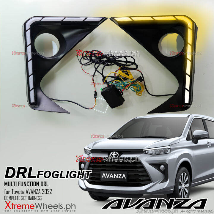Toyota Avanza J E G 2022-2024 DRL with Signal Light Fog Light Cover ...