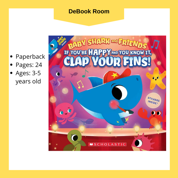 Kid Storybook Pinkfong Baby Shark If You're Happy and You Know It, Clap ...