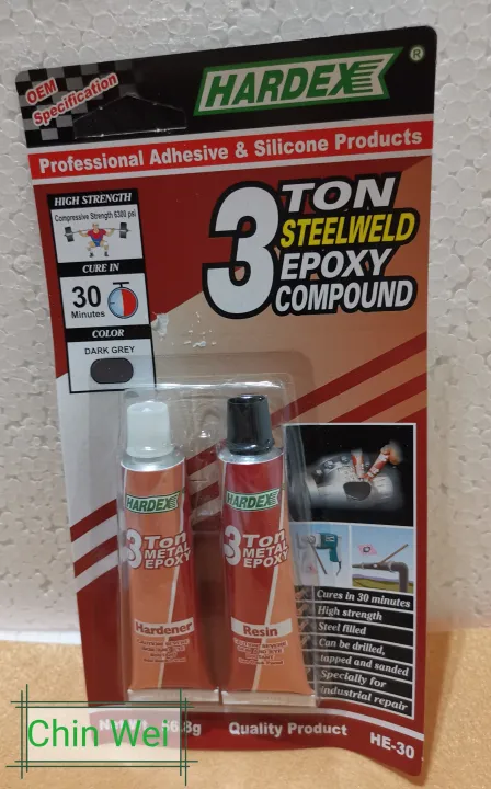 [HARDEX] 3Ton Steelweld Epoxy Compound Super Glue Corrosion Resistance ...