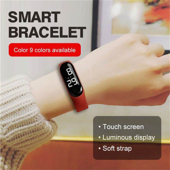 Carller 30M Waterproof Touch Screen Sport Watch Silicone Touch Digital ...