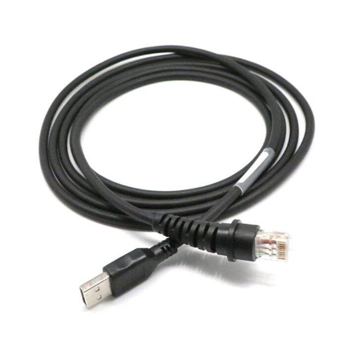 สาย USB ตรง 2 ม. สีดำ Original CBL-500-300-S00 สำหรับ Honeywell 1900g Hyperion 1300g Xenon 1200g ...