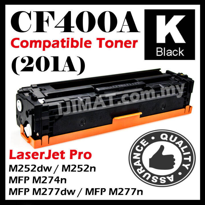 (BLACK) Compatible Laser Toner Cartridge CF400A / CF401A / CF402A ...