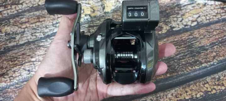 Indofishing Reel Okuma Convector CV-163DLX Handle Kiri Low Profile Line ...