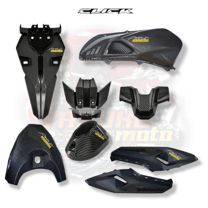 NEW!! Honda Click 160 rear fender muffler tip above tail light air ...