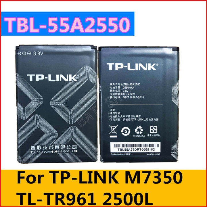 Original 2550mAh TBL-55A2550 Battery For TP-LINK M7350 TL-TR961 2500L ...