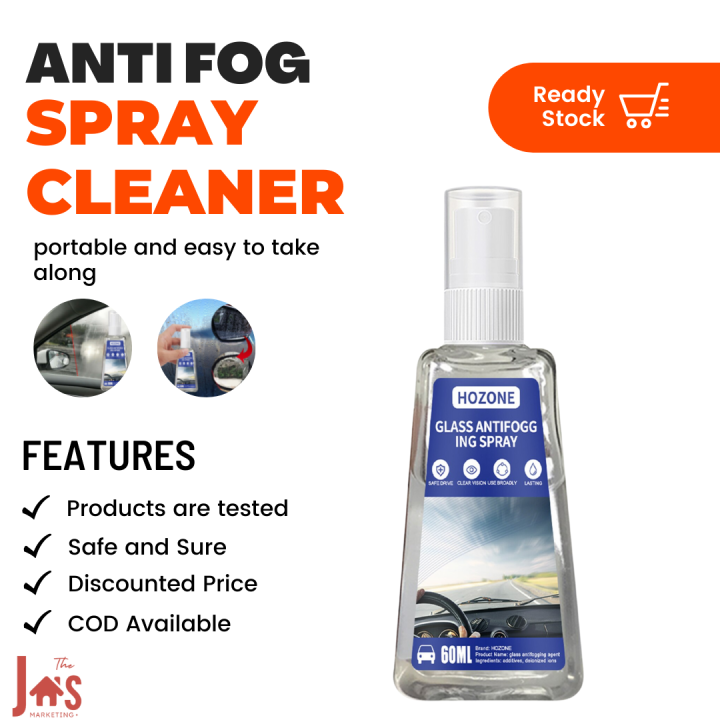 60ml Anti Fog Spray Eyeglass Lens Cleaner, Long Lasting Defogger for ...