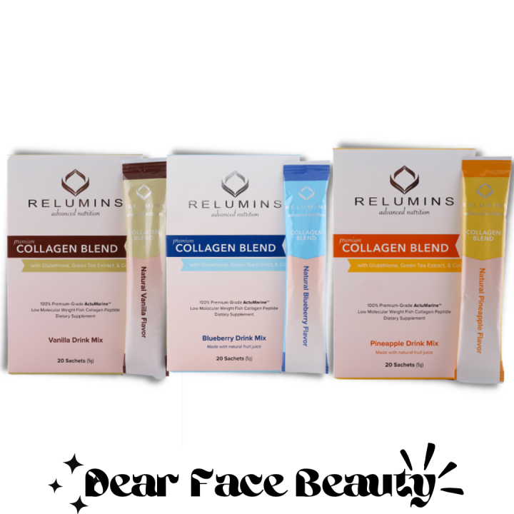 Relumins Premium Collagen Blend - 20 Sachets] whitening , maintaining ...