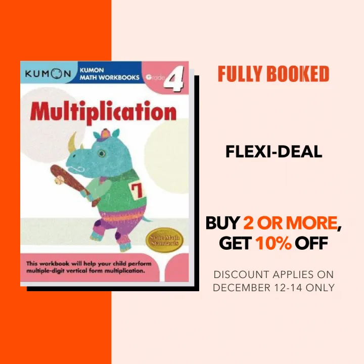 Multiplication: Kumon Math Workbooks, Grade 4 (Paperback) | Lazada PH