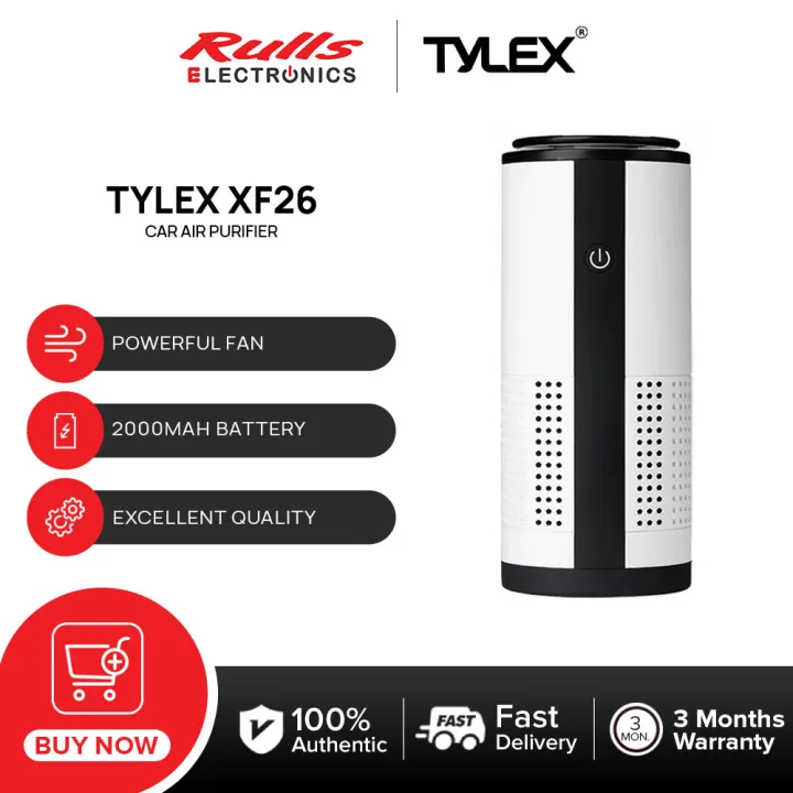 Tylex Xf26 Portable Mini Car Air Purifier Effective Air Hepa Filter
