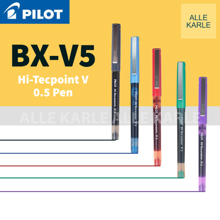 Pilot BX-V5 | V7 Hi-Tecpoint V 0.5 | 0.7 Pen | Alle Karle LZD | Lazada PH