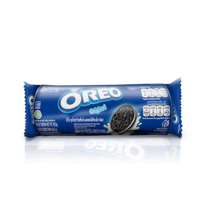 Oreo Biskuit Sandwich Krim Vanila Original 66.5g | Lazada Indonesia