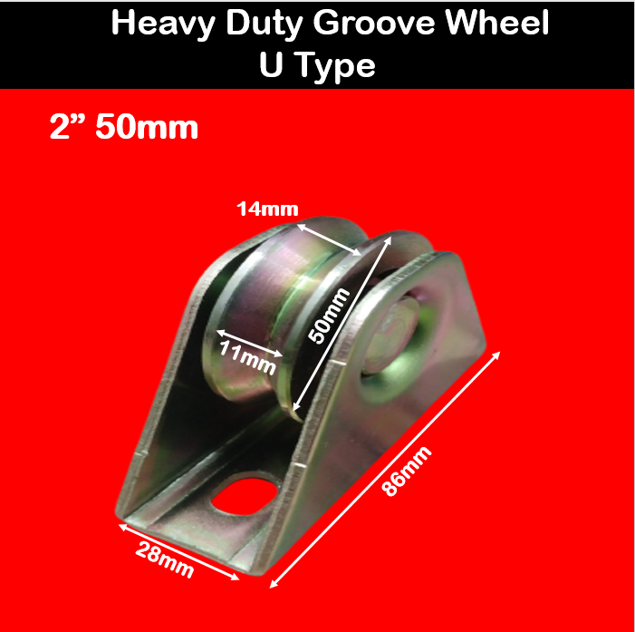 Toyu Heavy Duty Groove Wheel U Type | Lazada PH