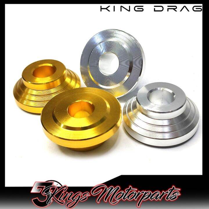 (PAIR) KING DRAG ALLOY HUB AND MILE WAVE 100 125 / RAIDER R150 / PCX 160 / CLICK 125 150 / MIO ...