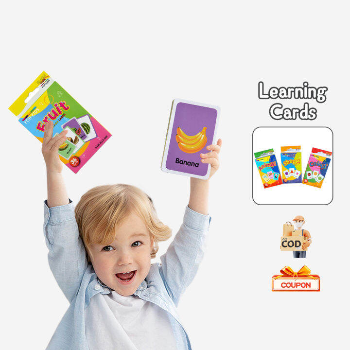 Kids English Word Card Flash Card Children Educational Card Home ...