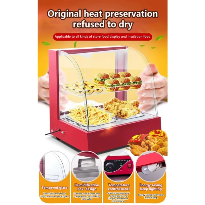 Multi-functional pot Constant temperature cabinet heating display ...