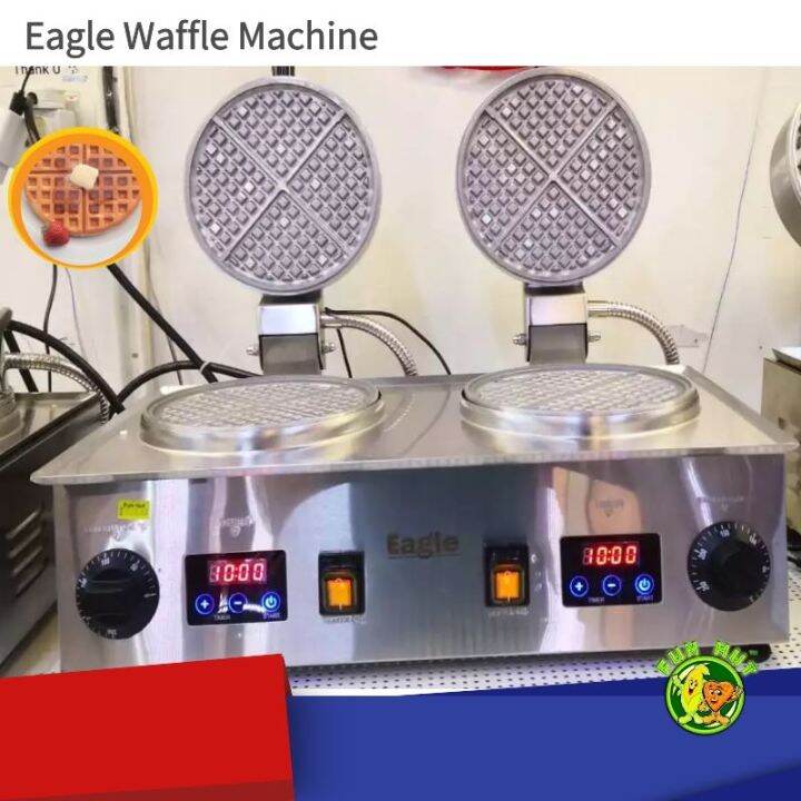 Digital Timer Eagle Waffle machine Crispy WaffleMesin WaferMakeDWB- 2D ...