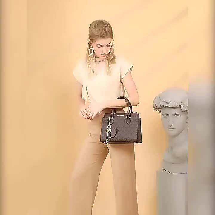 MKJ หนังแท้ 2022 ใหม่อินเทรนด์ถัง Tote พร็อพกระเป๋าผู้หญิงกระเป๋าสะพายข้างแฟชั่นสายตายด้านเดียว ...