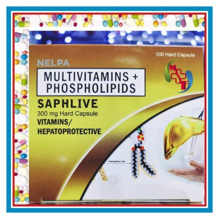 MULTIVITAMINS PHOSPOLIPIDS SAPHLIVE 300mg Caps. 100s | Lazada PH