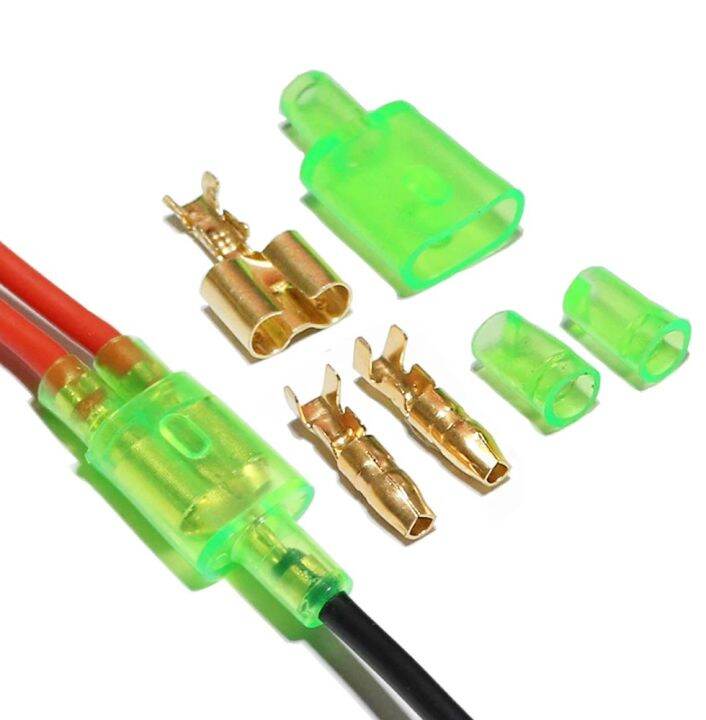 10 Sets One Female And Two Male 4.0 Terminal Electrical Wire Connector ...