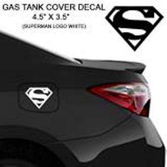Gas Tank Cover Decal Car Sticker - Superman Logo Sticker White | Lazada
