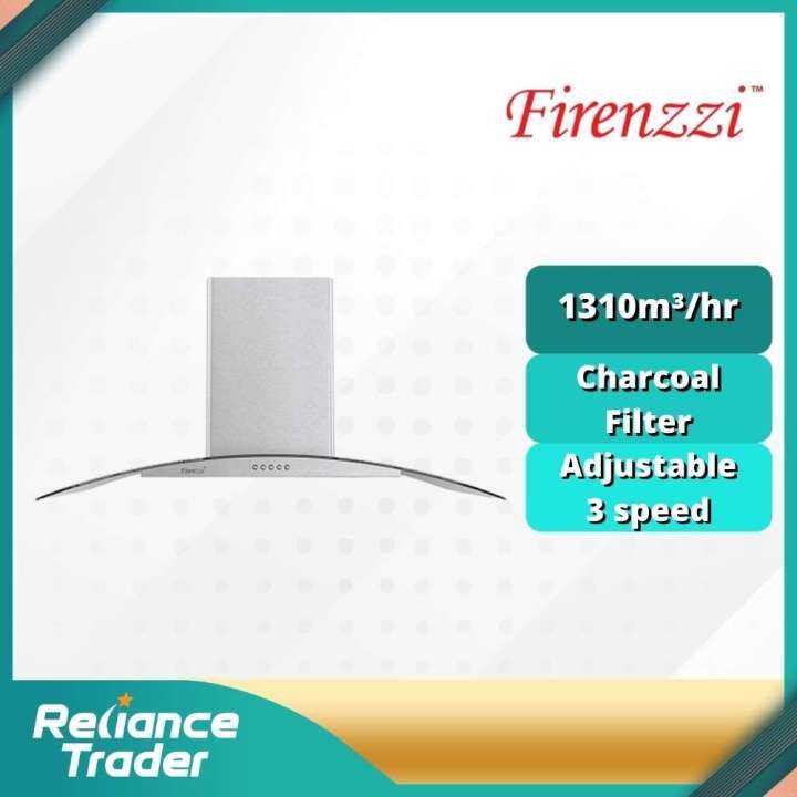 Firenzzi Stainless Steel & Glass Finishing Cooker Hood FCH-6023 | Lazada