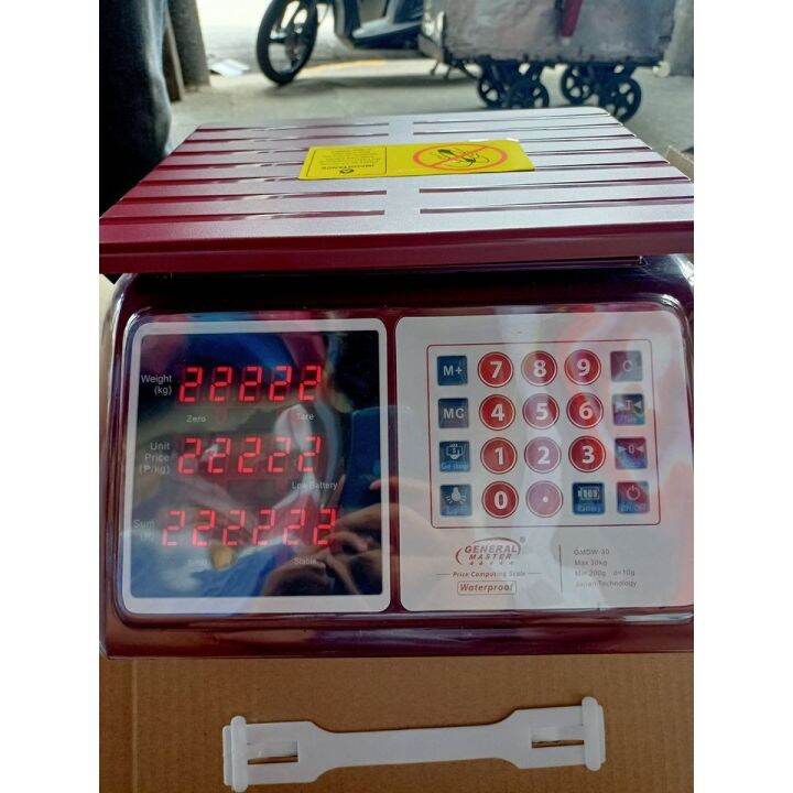 YWlGeneral Master Digital Scale 30kg WATERPROOF JAPAN TECHNOLOGY ...
