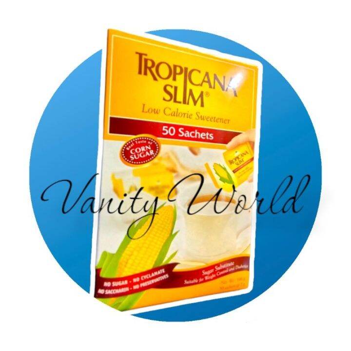 Tropicana Slim Low Calorie Sweetener 2g 50pcs | Lazada PH