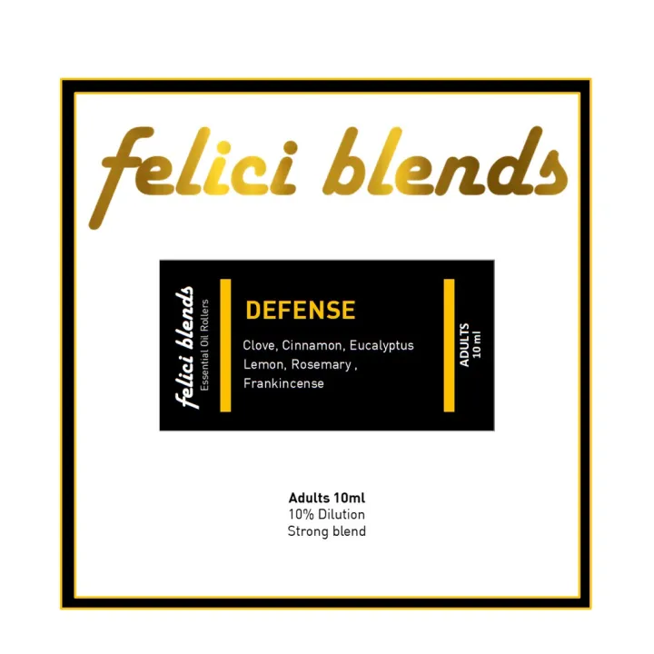 Felici Blends Essential Oil Roller Blends - Defense | Lazada PH