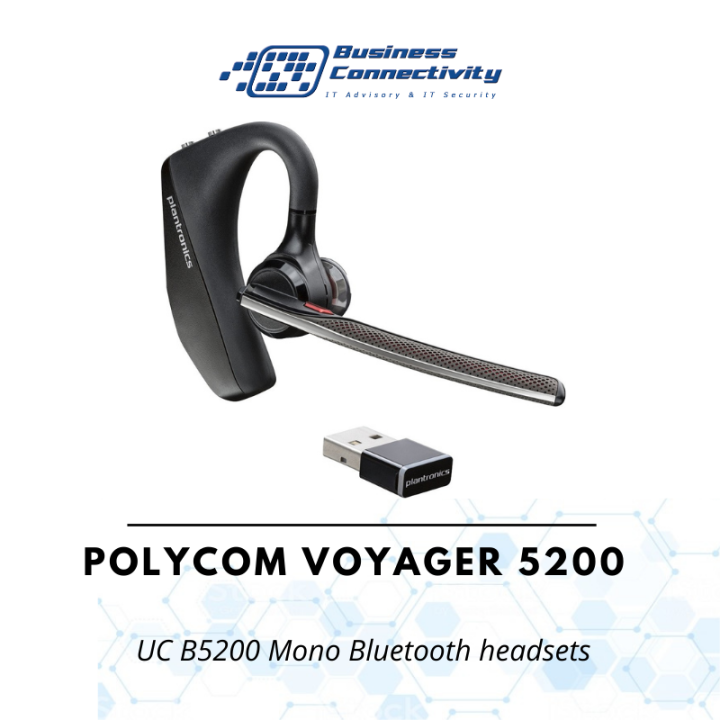 Polycom VOYAGER 5200 UC B5200 Mono Bluetooth headsets | Lazada Singapore