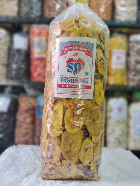 SNACK KRIUK//CEMILAN GURIH//1KG KERIPIK PISANG MANIS | Lazada Indonesia