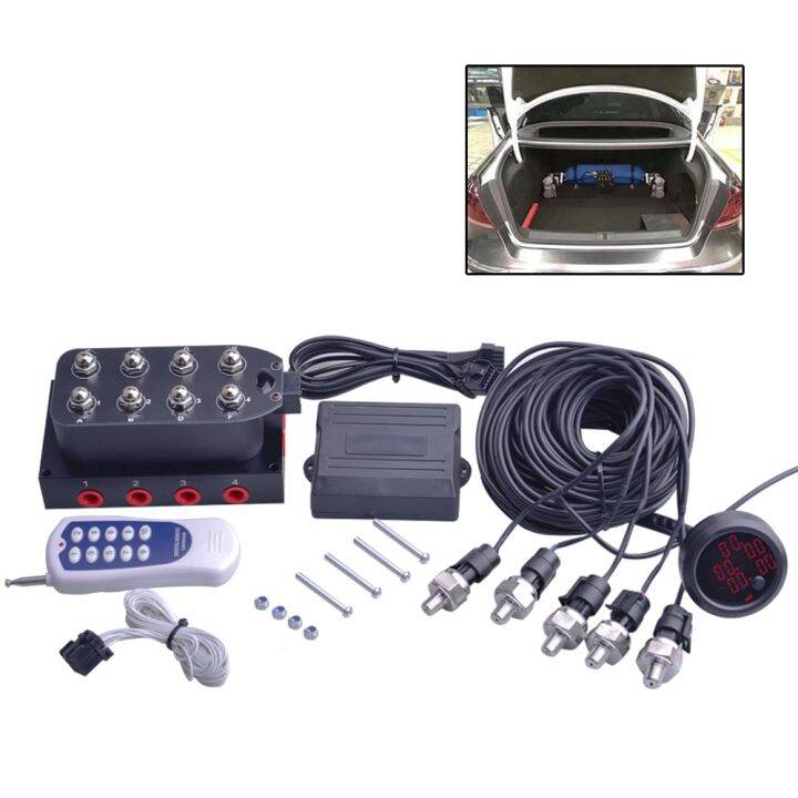Car Air Suspension Kit Air Valve With Remote Control Ultra-Thin ...