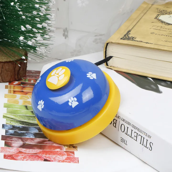【SHZTGM】 chaotuo Pet Ringing Colored Footprint Fun Ringing Dog Bell Pet ...