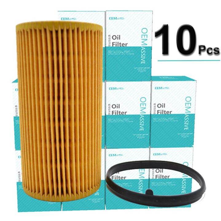 Set Of 10, Oil Filters 06D115562 For Audi A3 VW Golf Bora Seat Leon 2 ...
