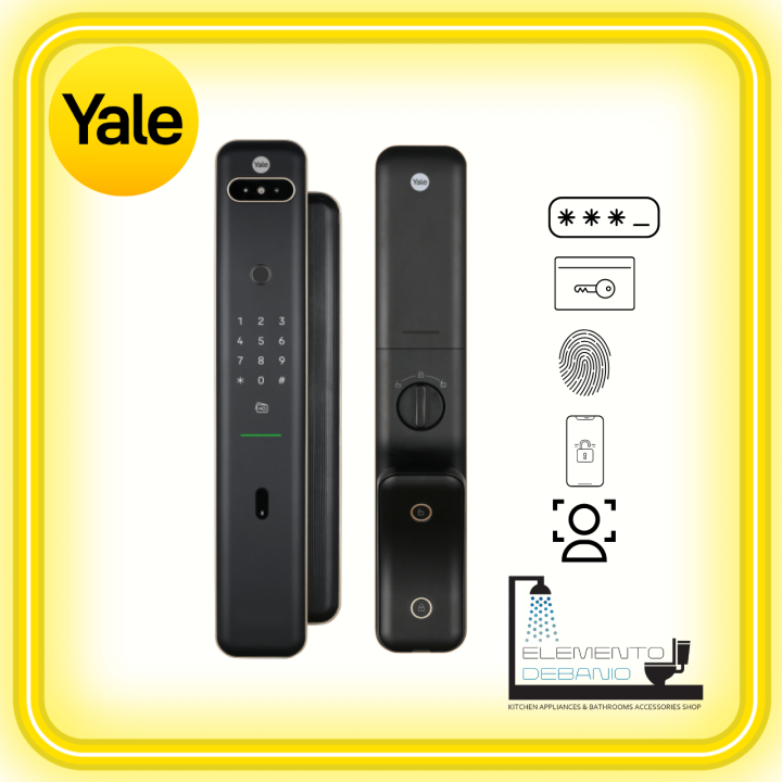 Yale Luna Pro+(Facial Recognition)Digital Door Lock - Push Pull | Yale Home App Smart Lock ...