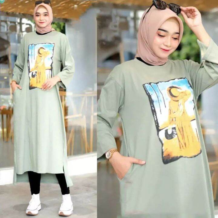 [CUAN.ID] Minji Midi / Baju Midi Dress Bahan Combed / Midi Dress ...