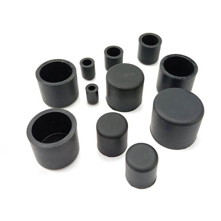 2.8mm-78.5mm Black Silicone Rubber Chair Table Leg Tips Caps Furniture ...