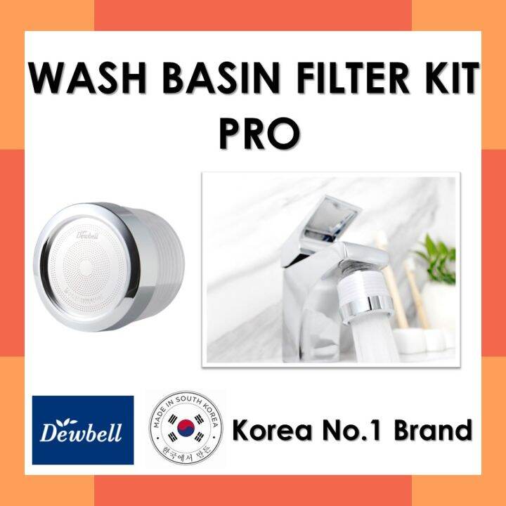 DEWBELL - Washbasin Filter Kit PRO ชุดกรองน้ำอ่างล้างหน้า Made in Korea ...