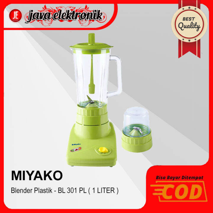 Miyako BL 301 PL / 301PL Blender [Gelas Plastik] 1 LITER | Lazada Indonesia