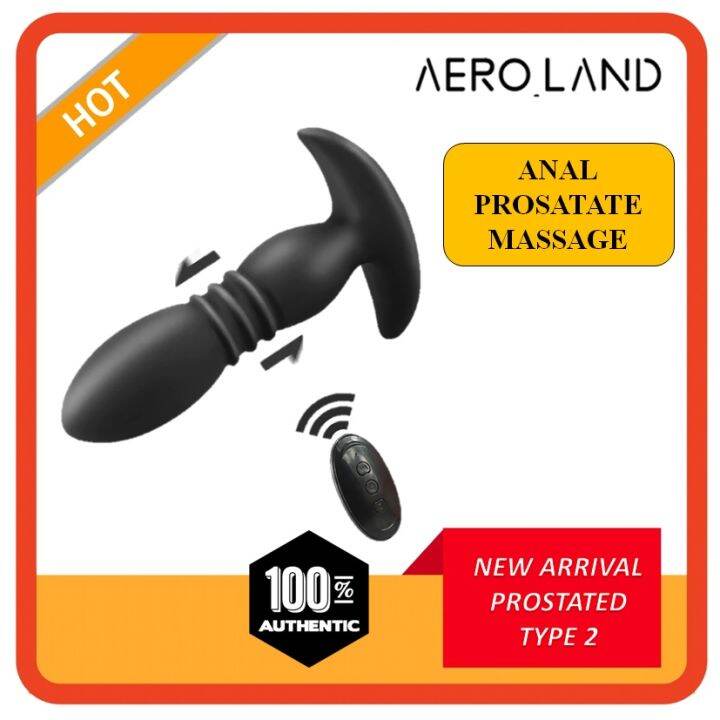 Vibrator Butt Plug Men Male Prostate Massager Wireless Remote Control