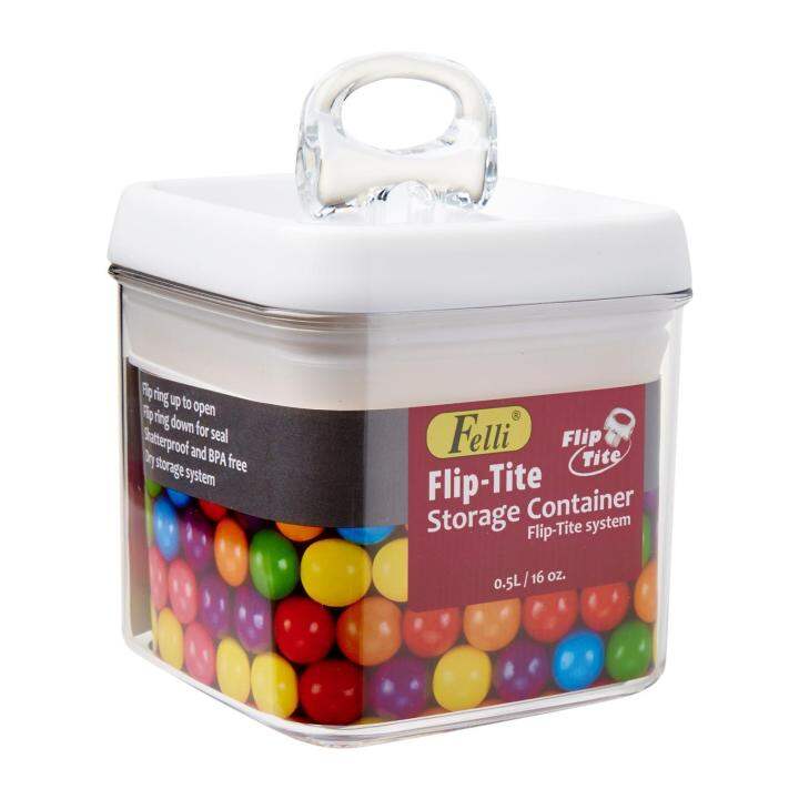 Felli Flip Tite Square Container 0.5L | Lazada Singapore